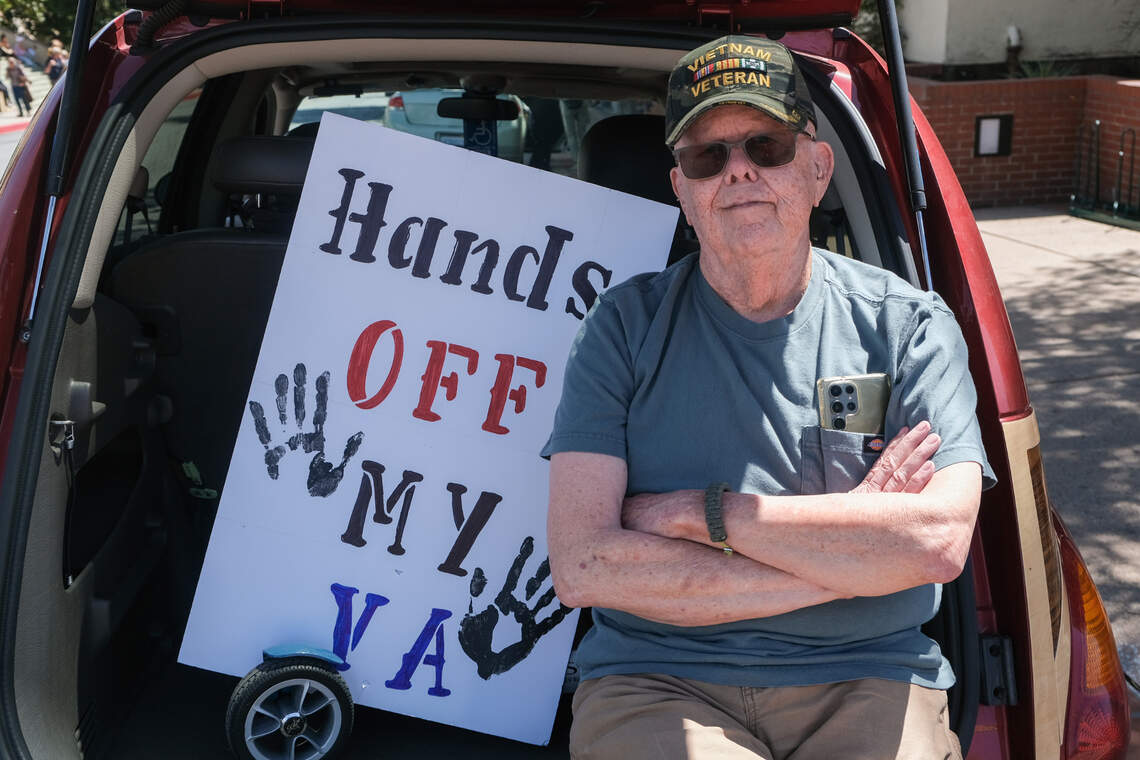 Thousands protest Trump, Elon Musk in downtown SLO CA | San Luis Obispo ...