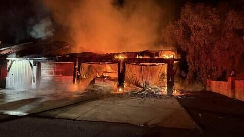 Multiple crews battle residential fire in Paso Robles | San Luis Obispo ...