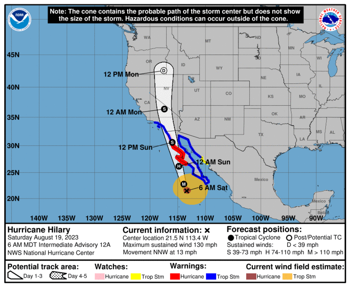 Hurricane Hilary update: Strong winds, rain for SLO County | San Luis ...