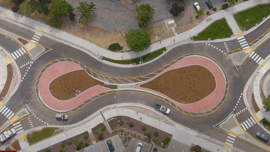 New double roundabout opens in Paso Robles, see video | San Luis Obispo ...