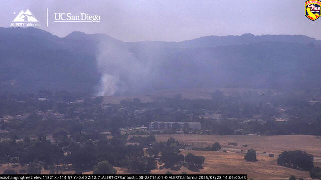 Vegetation fire sparked near SLO County elementary school | San Luis ...
