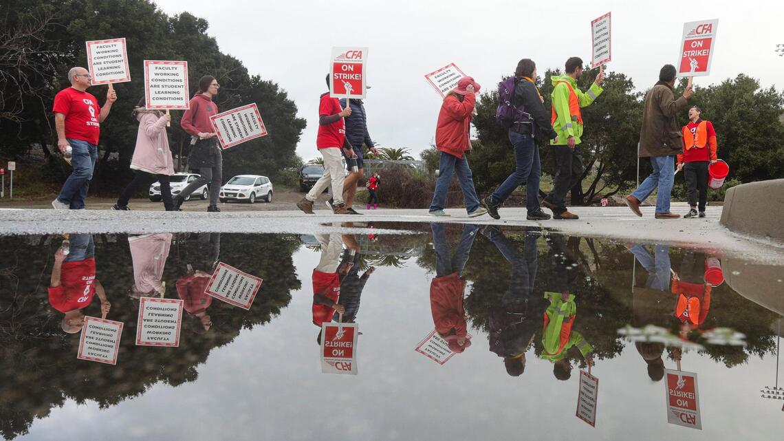 Cal Poly SLO faculty go on strike, canceling classes | San Luis Obispo ...