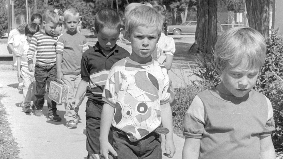 Creston CA history: Elementary students go back to school | San Luis ...