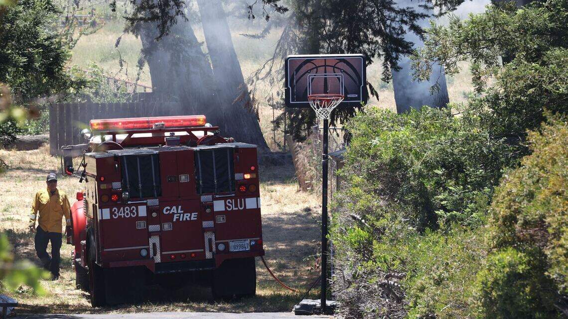 Cal Fire: Wildfire threatens multiple structures near SLO | San Luis ...