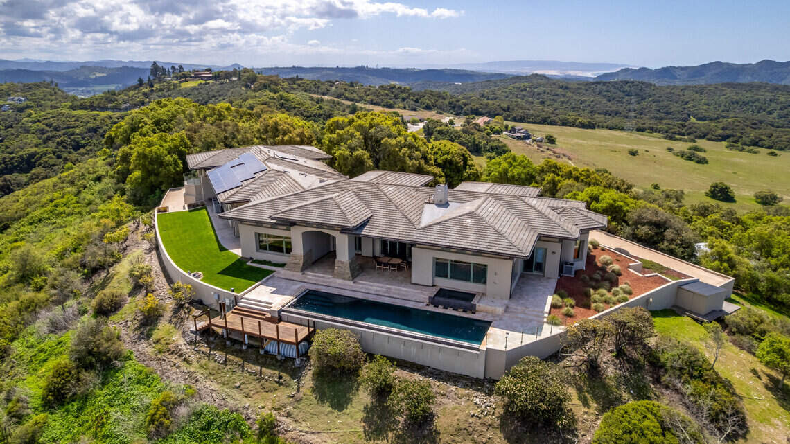 SLO County CA luxury home with views of city, valley for sale | San ...