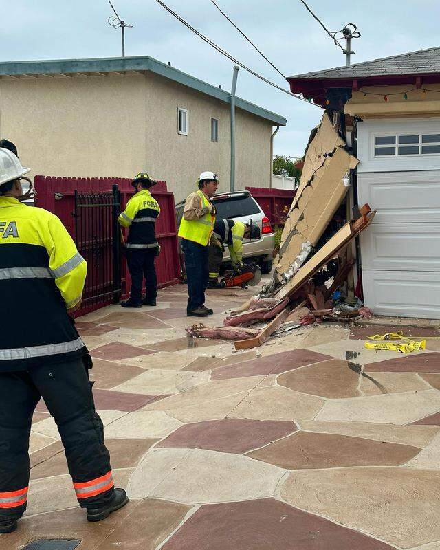 Car crashes into a home in Grover Beach, see the photos | San Luis ...