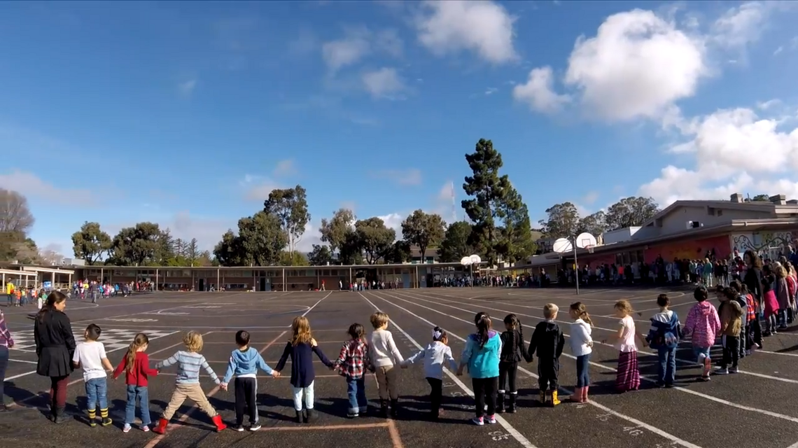 SLO elementary students participate in National Walkout Day | Kansas ...