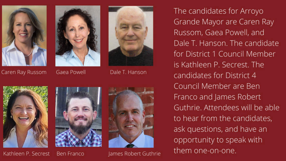 Arroyo Grande mayor, City Council candidates meet at forum | San Luis ...