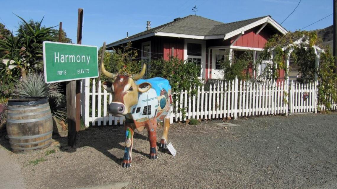 Visit Harmony, CA, for wedding chapel, ice cream, pottery and more ...