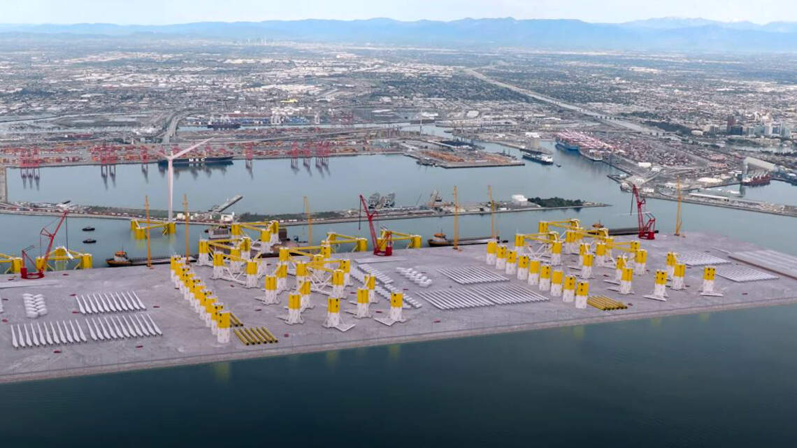 Long Beach port proposes pier to build offshore wind turbines | San ...